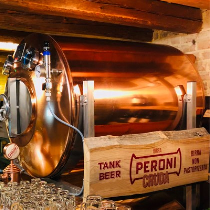 Birre: Peroni Cruda non pastorizzata - tank hl.5
